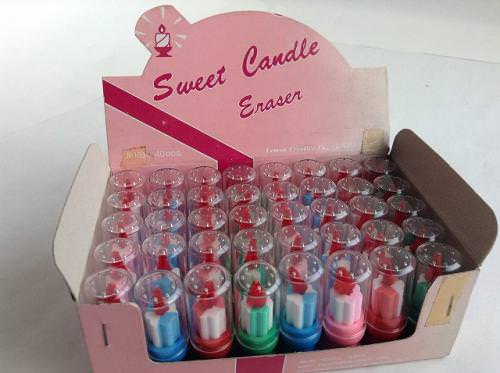 【消しゴム】Sweet Candle Eraser / 山内屋商店 - 会津
